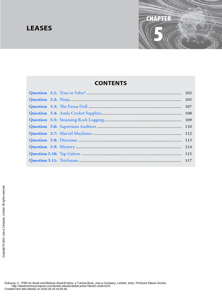 IFRS For Small and Medium-Sized Entities A Tutoria... - (Chapter 5 ...