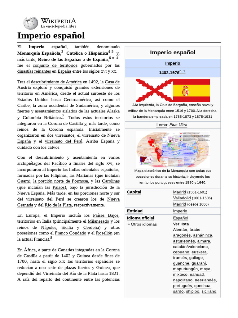 Imperio Español | PDF | Imperio español | España