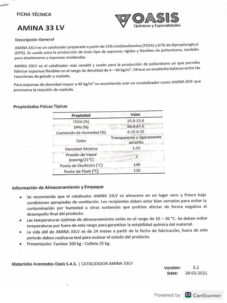 FDS Anima 33 LV | PDF