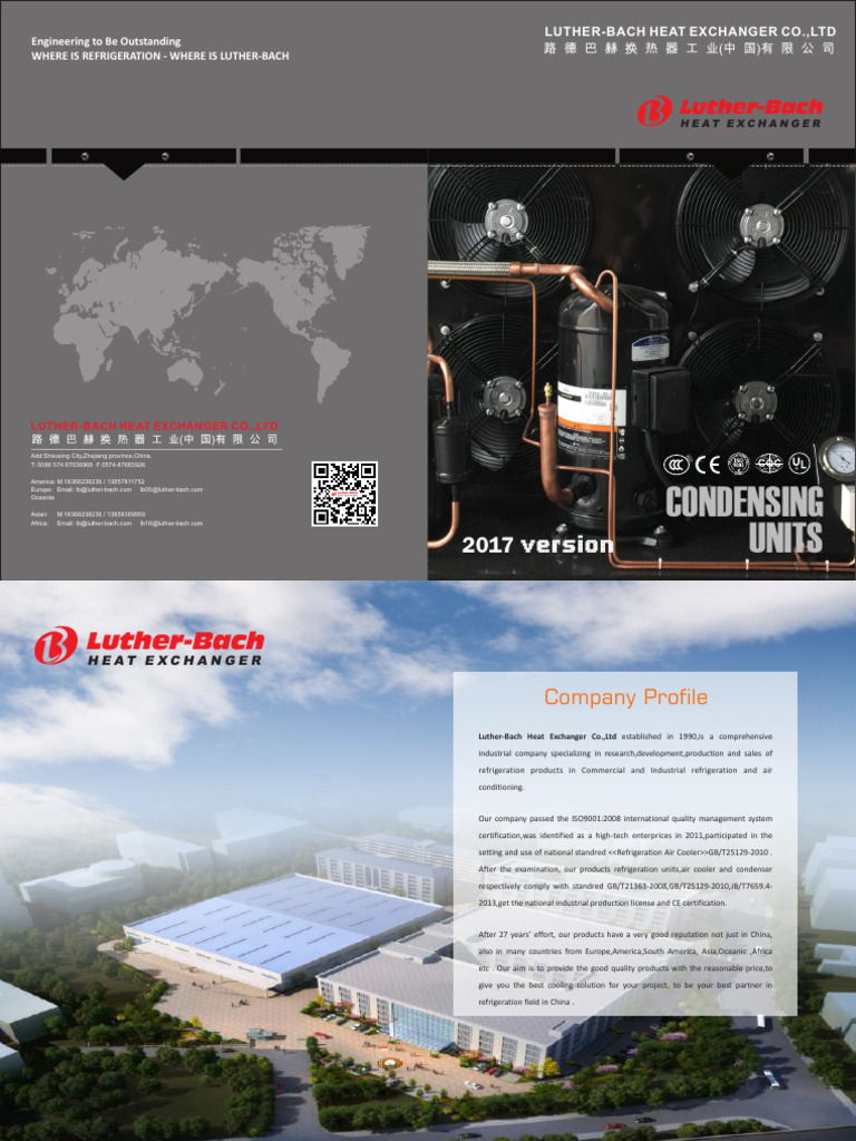 Luther-Bach Refrigeration Solutions | PDF | Heat Exchanger | Length