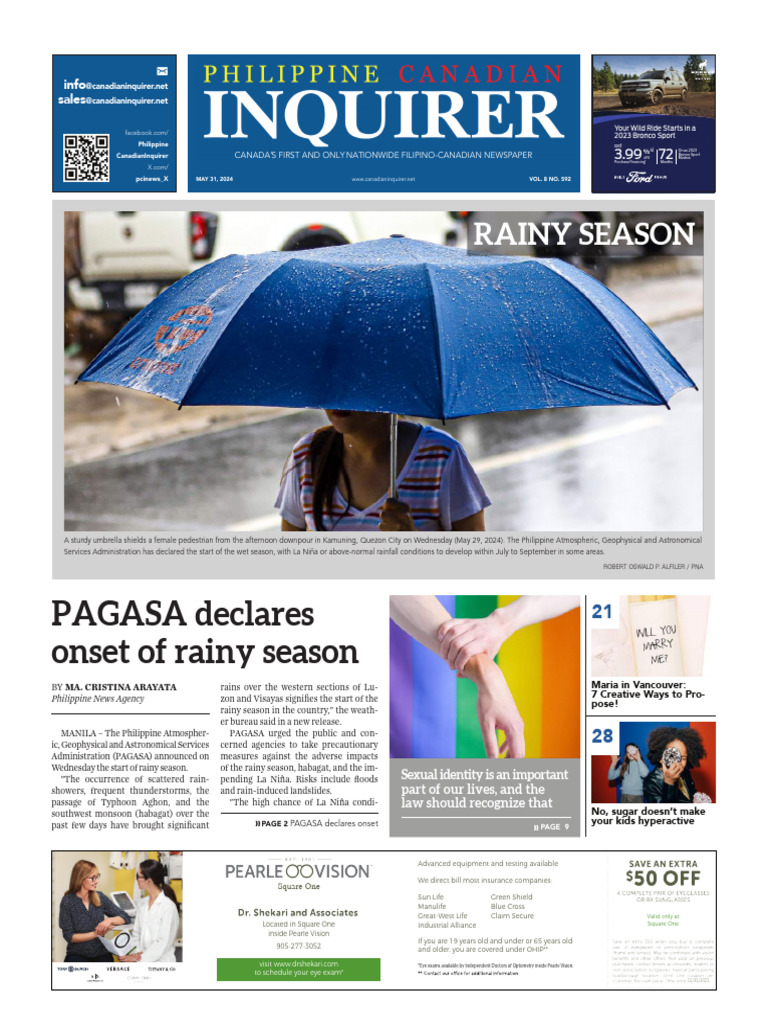 Philippine Canadian Inquirer #592 | Download Free PDF | Philippines | Rain