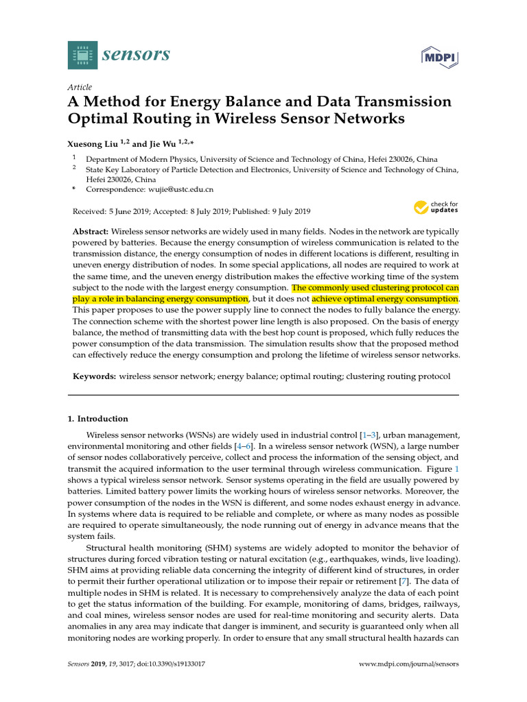 2020-A Method For Energy Balance and Data Transmission Optimal Routing in Wireless Sensor ...