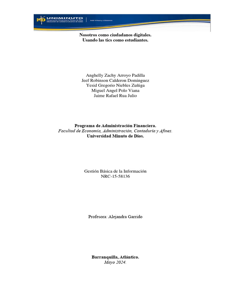 Actividad Entregable 3 GBI | PDF