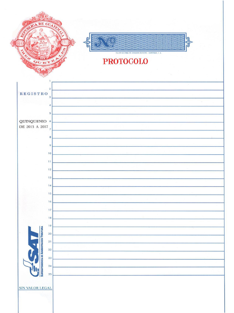 papel protocolo | PDF