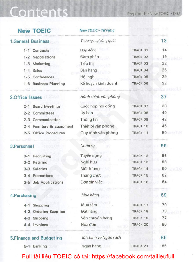 Full Bo Tu Vung On Thi Toeic Tu 0 990 1600 PDF - Gdrive.vip | PDF