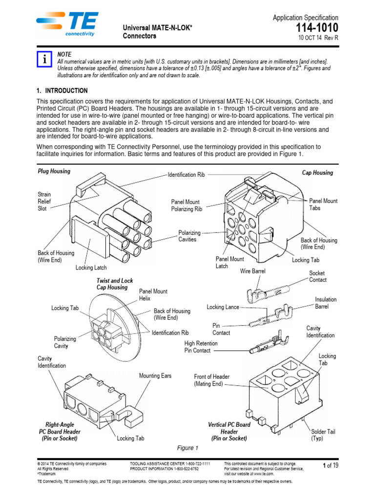 Eng SS 114-1010 R | PDF | Electrical Connector | Printed Circuit Board