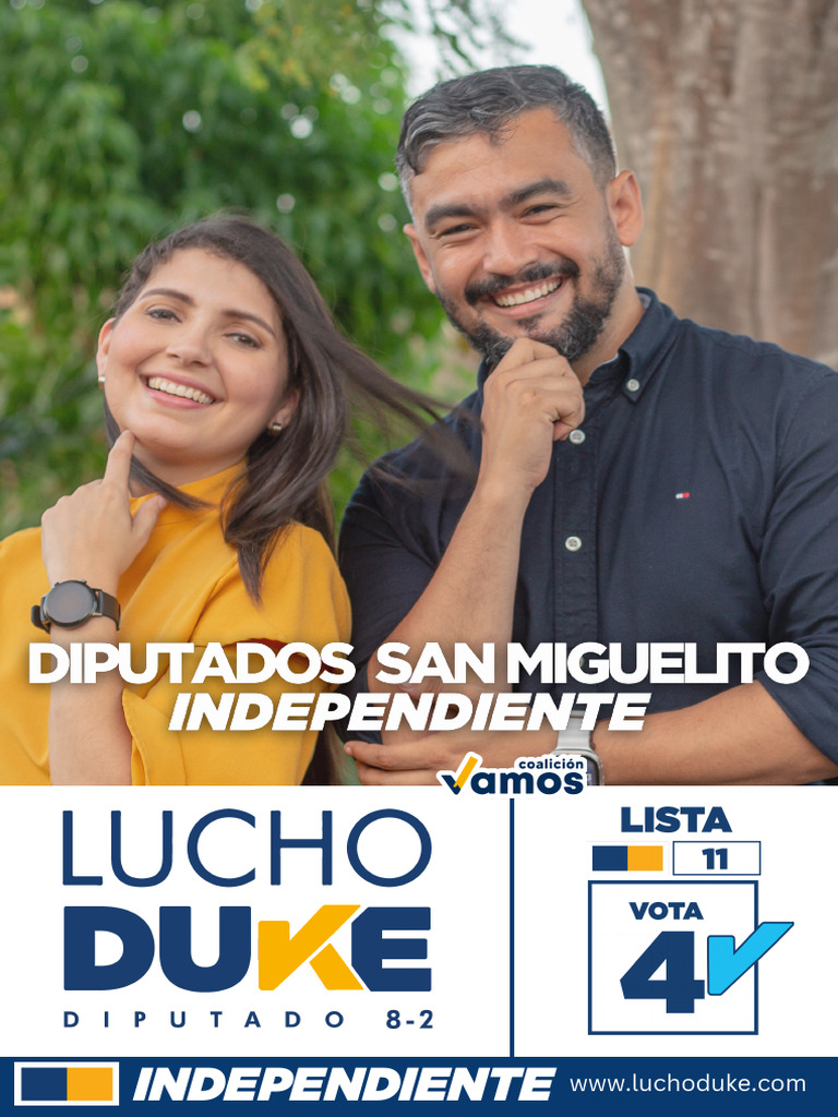 Propuestas Finales - Diputado Lucho Duke - Lista 11 Vota 4 (0002) - 0 | PDF | Investigación y ...