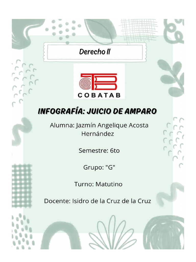 Jazmín Angelique Acosta Hernández - Juicio de Amparo | PDF