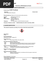 Boral All Purpose MSDS | PDF | Safety | Occupational Safety And Health