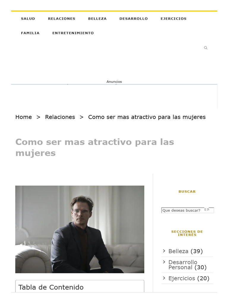 Como Ser Mas Atractivo Para Las Mujeres Pdf Pelo Belleza