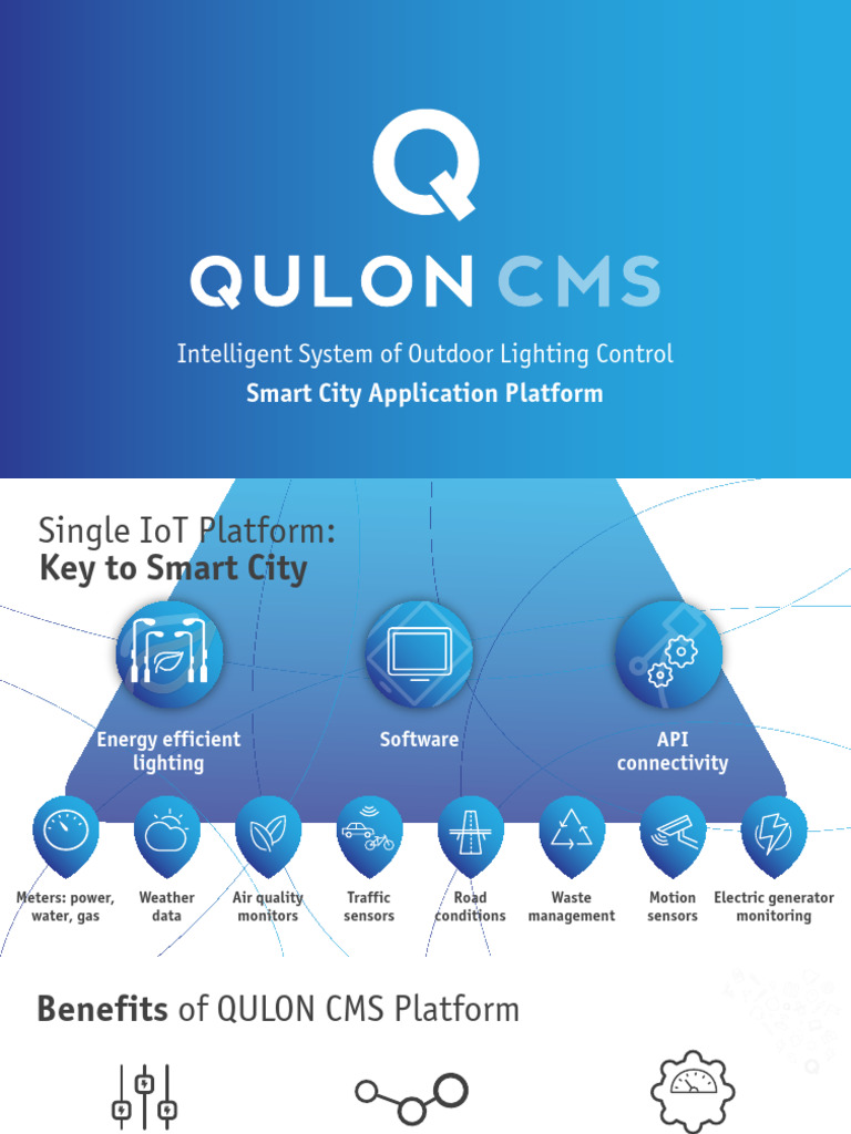 QULON_SmartCity | PDF | Internet Of Things | Lighting