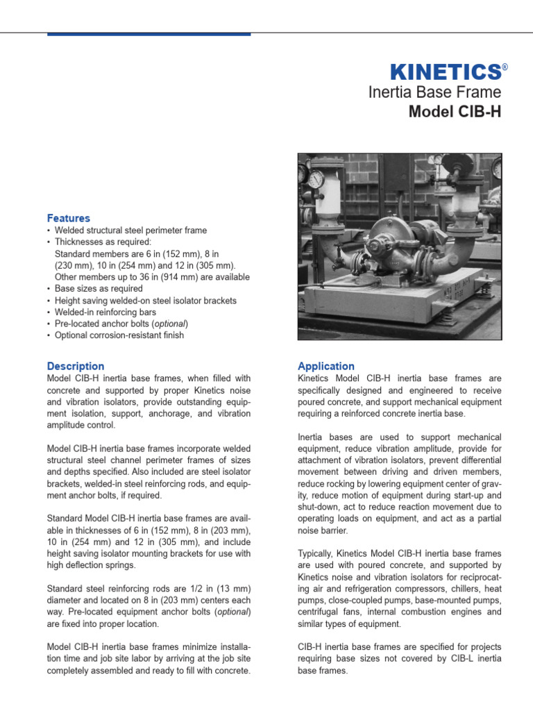 Cib H | PDF | Pump | Concrete