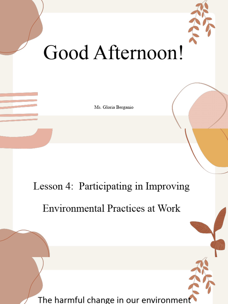 Chapter 4 - Lesson 4 Participating in Improving... | PDF | Science ...