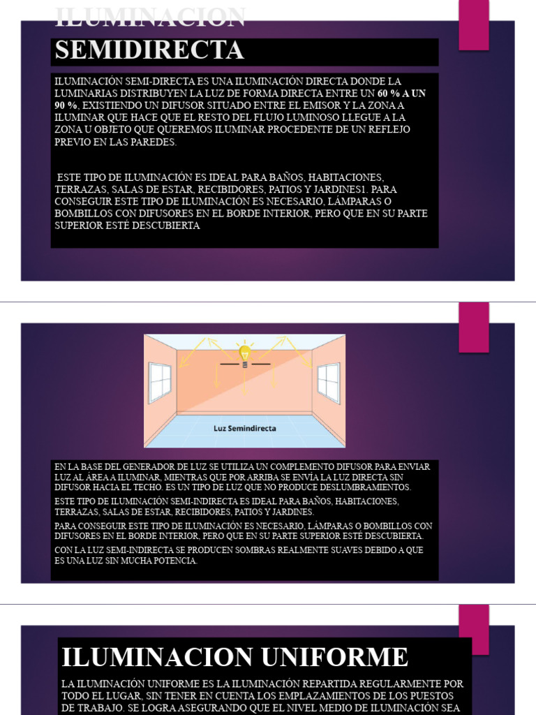 Iluminacion Semidirecta | PDF