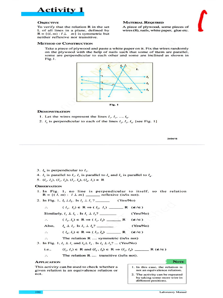 Maths Activities - Xii | PDF | Tangent | Slope
