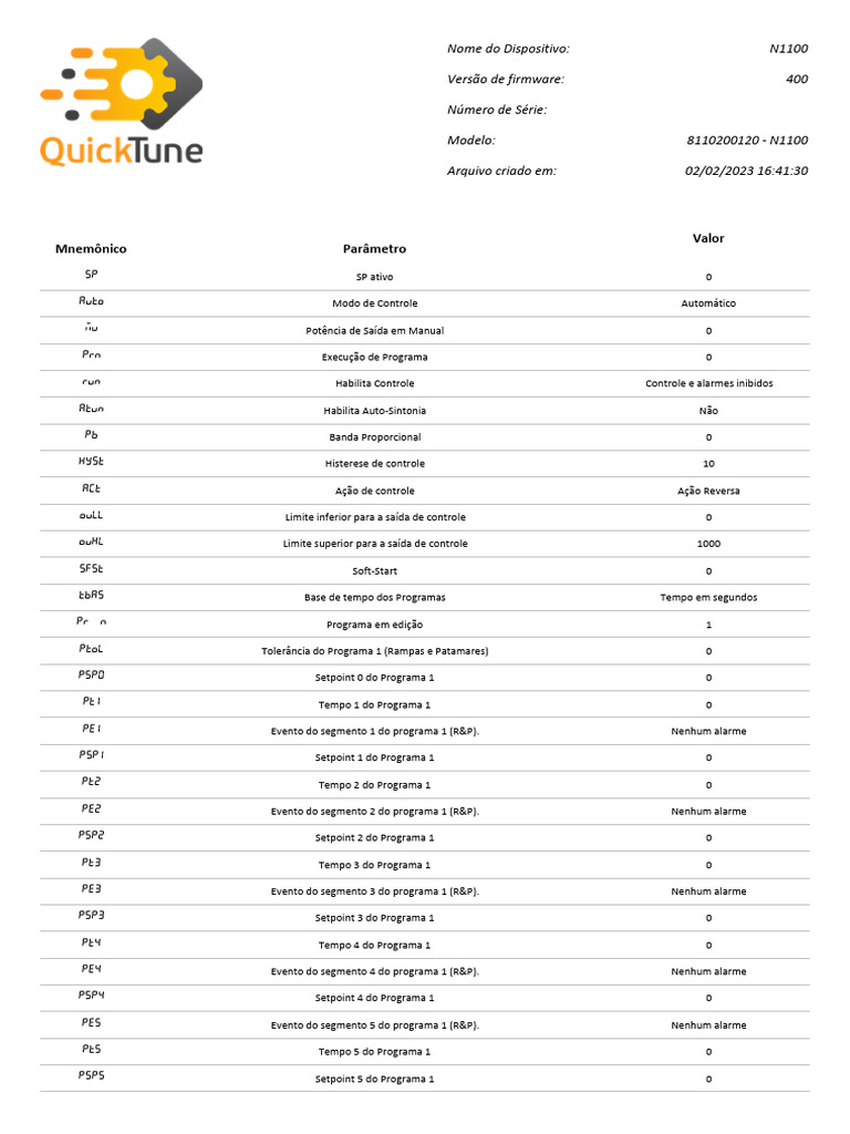 Manual Controlador Novus N1100 - Prog. Fabrica | PDF | Ciência da ...