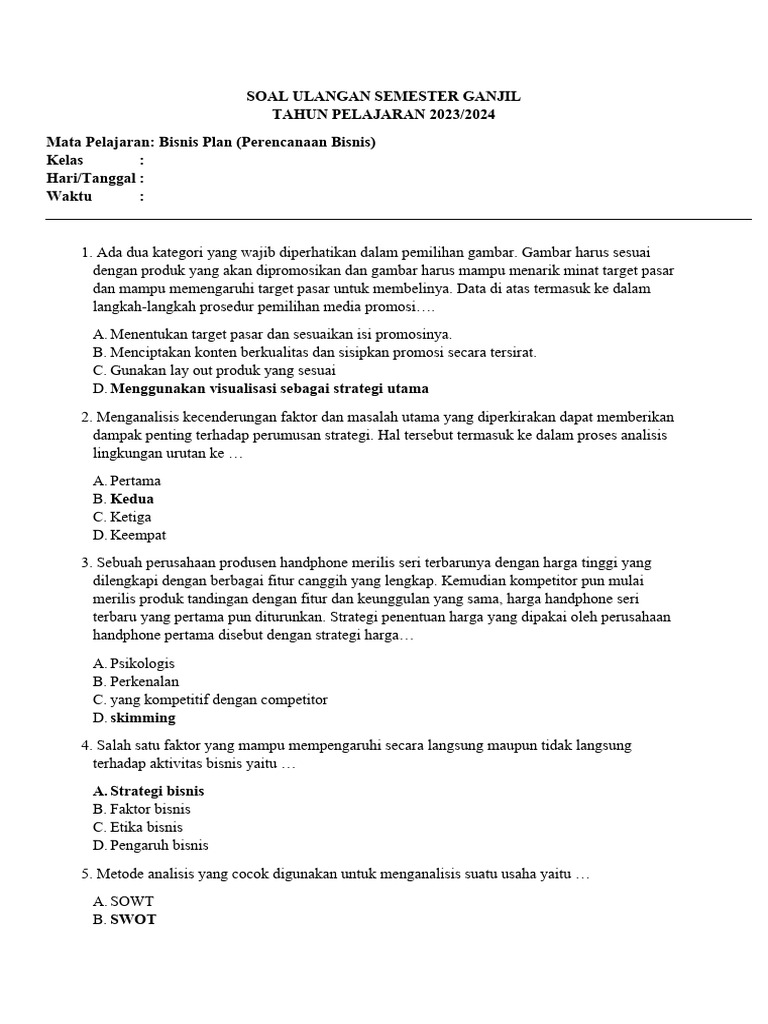 Apk Quiziz - Soal - Titin (30) - Kel 5 | PDF