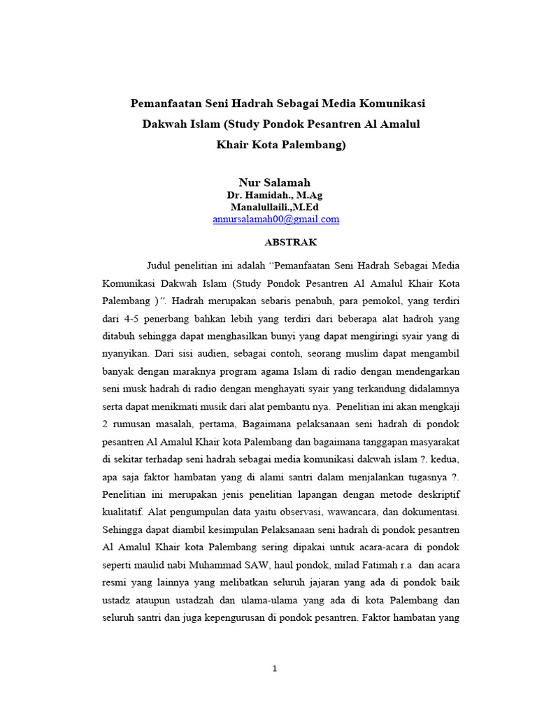 JURNAL | PDF | Seni & Disiplin Bahasa | Agama & Spiritualitas