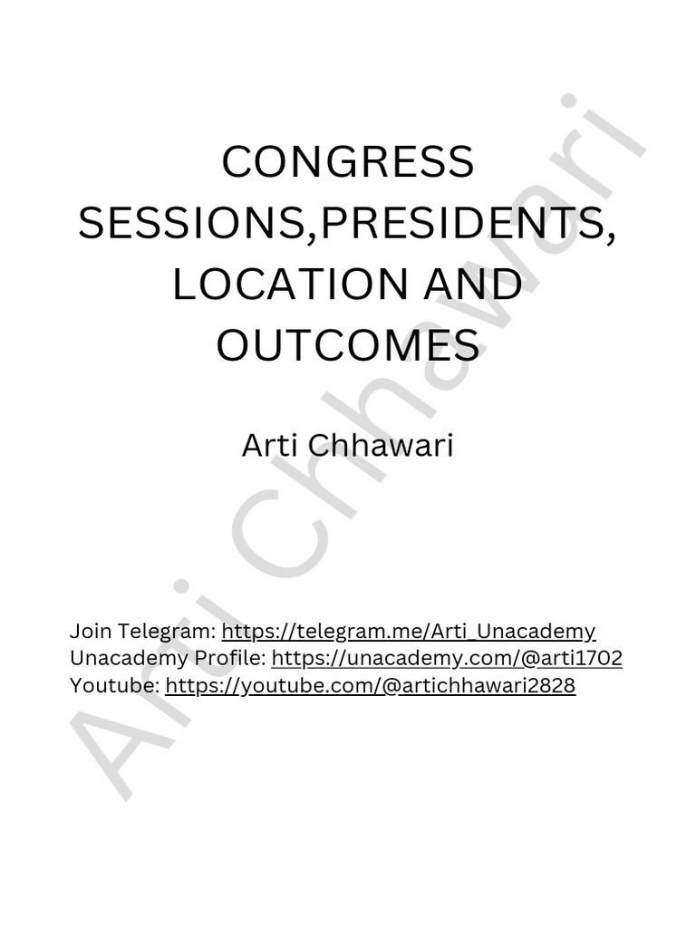 CONGRESS_SESSIONS_PRESIDENTS | Download Free PDF | Bangladesh–United ...