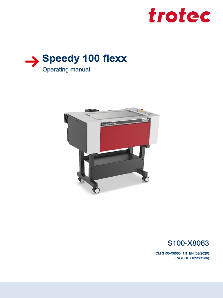 Operating Manual Speedy 100 Flexx 8063 en Us | PDF | Electromagnetic ...