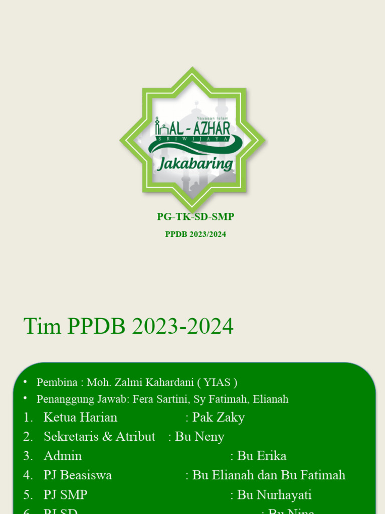 Update PPDB - Markom 2023-2024 | PDF