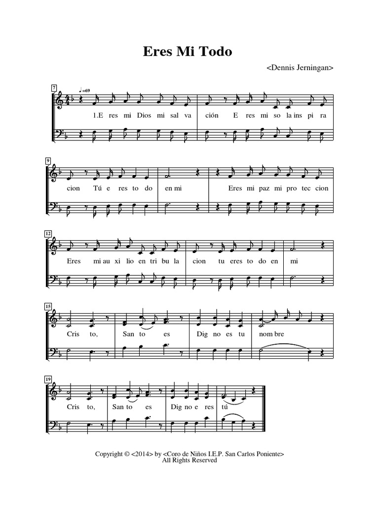 Eres Mi Todo Dios | PDF
