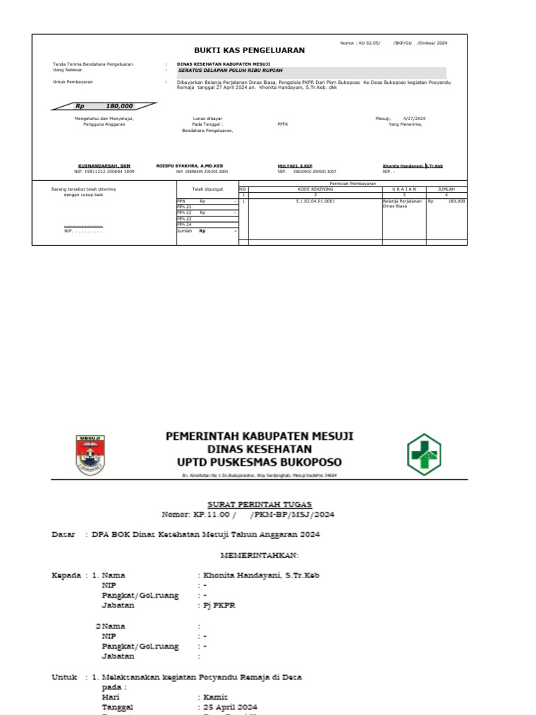 SPJ 2024 New Kebun Dalam | PDF