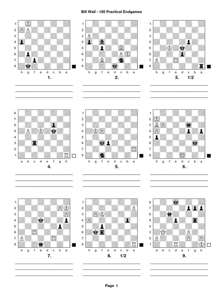 100 Practical Endgames Pdf