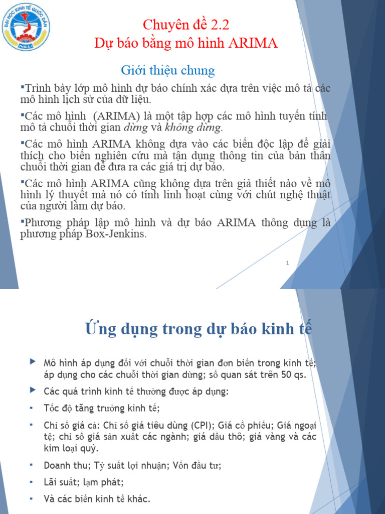 Mo Hinh ARIMA | PDF