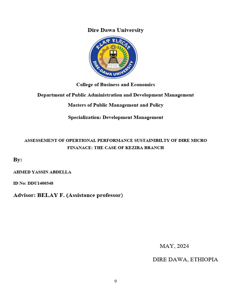 Factor Affecting Loan Microfinance | PDF | Microfinance | Poverty