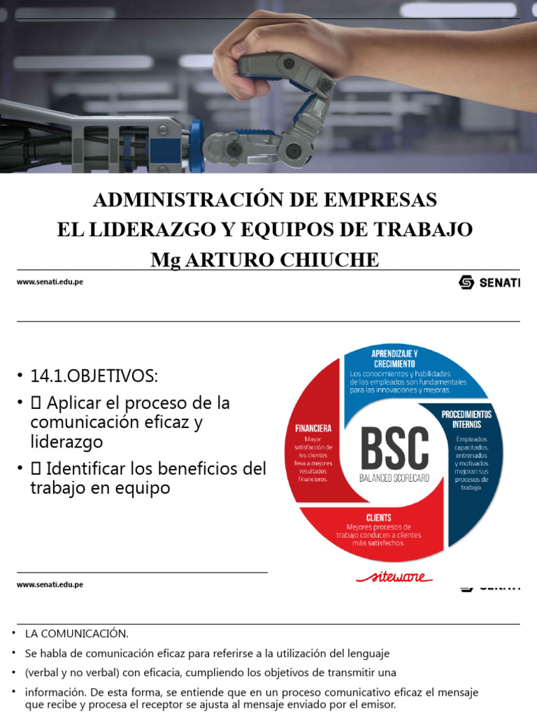 Administración de Empresas El Liderazgo Y Equipos de Trabajo MG Arturo ...