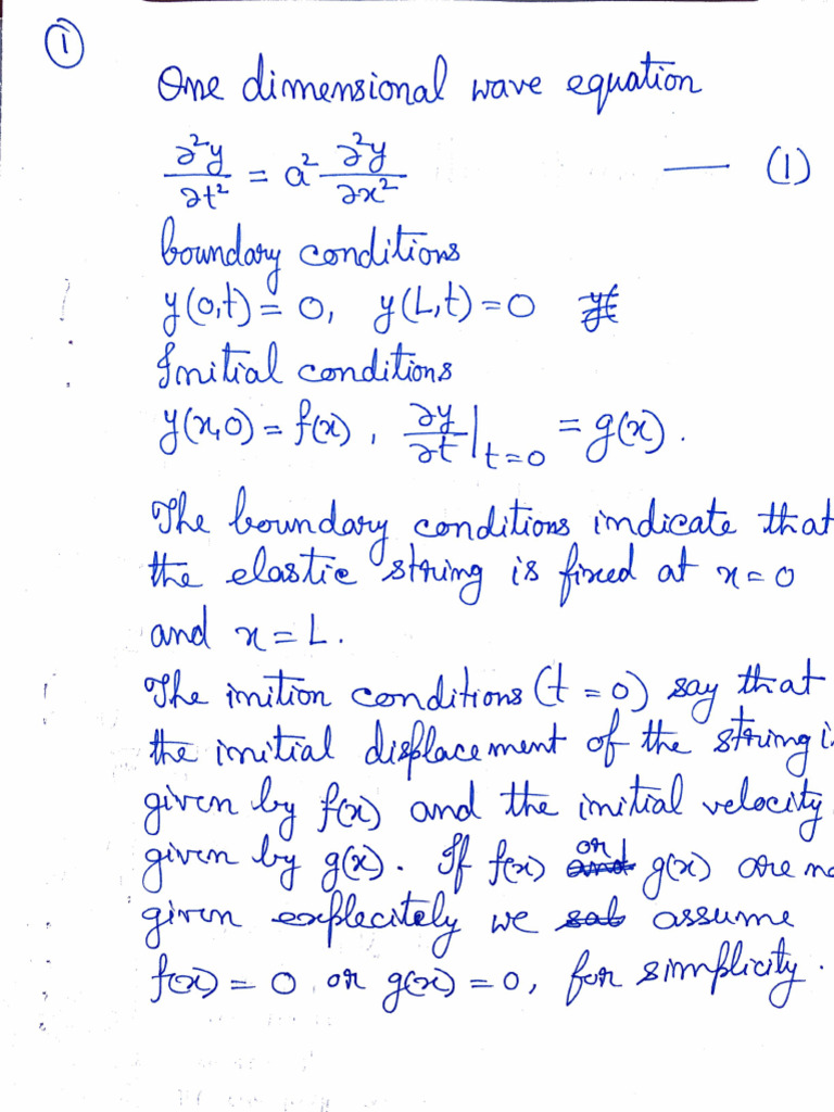Wave Equation | PDF