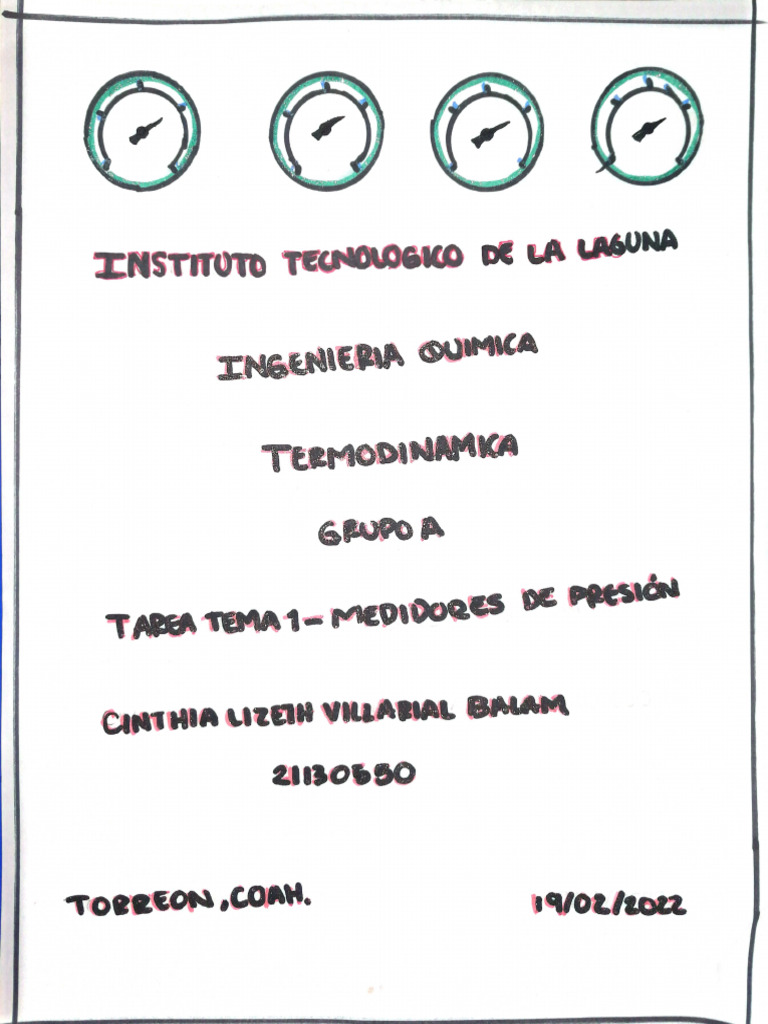Tarea 1 Termo Medidores | PDF