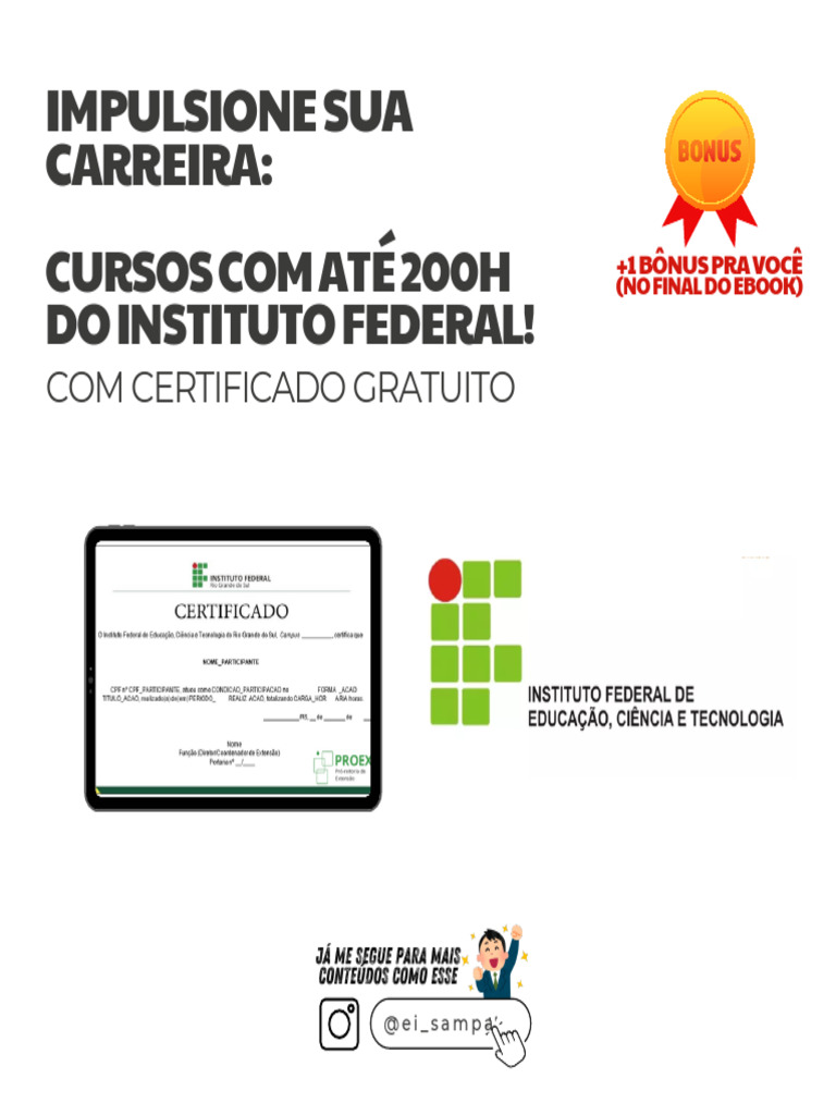 Sites Secretos do Instituto Federal | PDF | Desenvolvimento profissional
