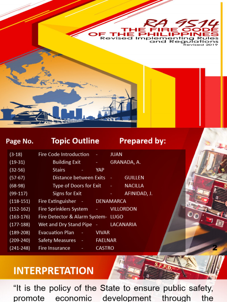 Ce Laws Fire Code Ce5 1 Modified | PDF | Stairs | Door