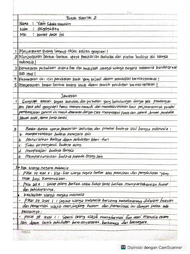 TT 2 IPS Yatin Suhaila Nasution | PDF
