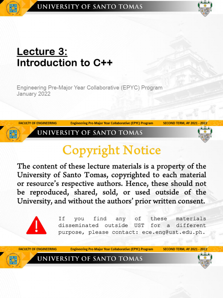 Lecture 3 Introduction To C Pdf Data Type Computer Program 2935