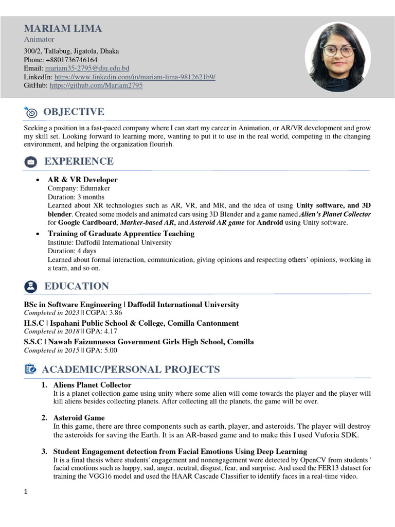 Animator CV | PDF | Computer Programming | Databases