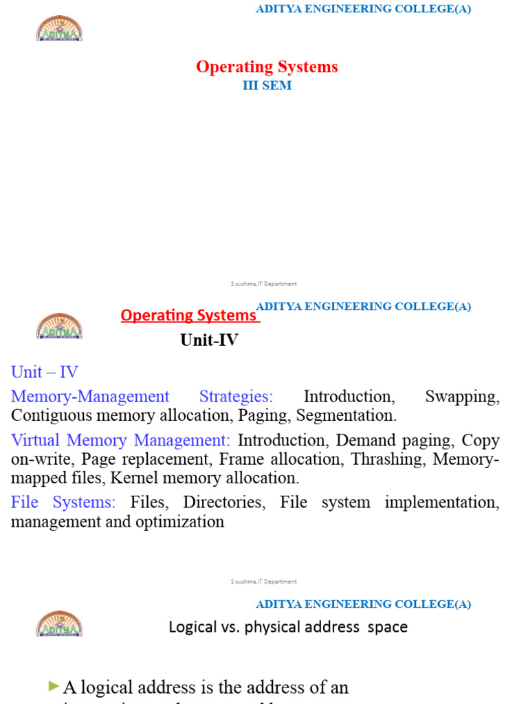 Unit Iv 1 | PDF | Computer Data Storage | File System