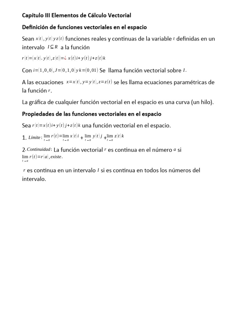 Capitulo III D Calculo III | PDF | Integral | Vector Euclidiano