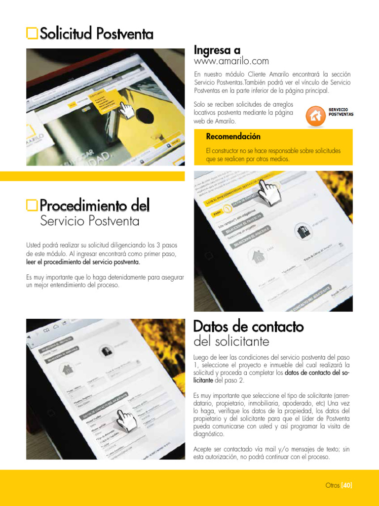 Amarilo Postventa | PDF | Informática