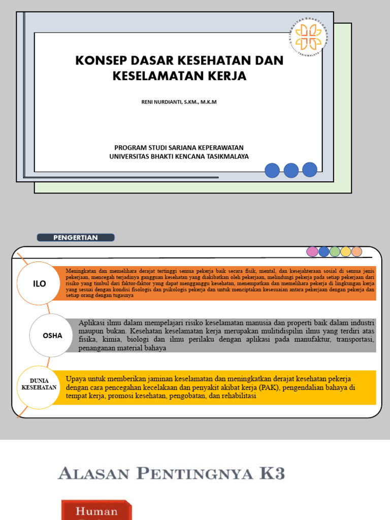 Konsep Dasar k3 | PDF | Kesehatan Holistik
