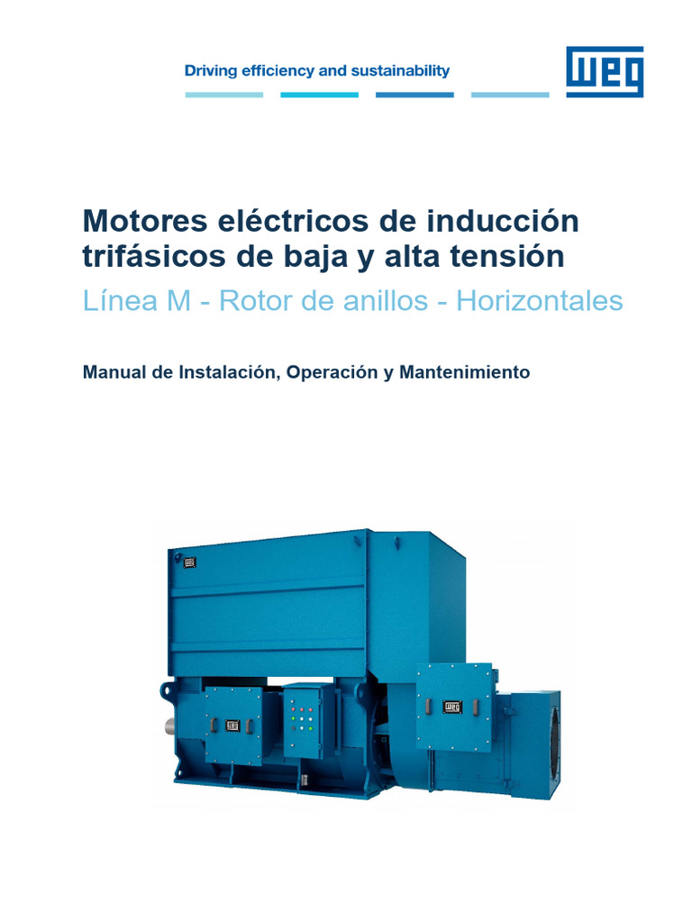 WEG Motor de Induccion Trifasico de Alta y Baja Tension Rotor de ...