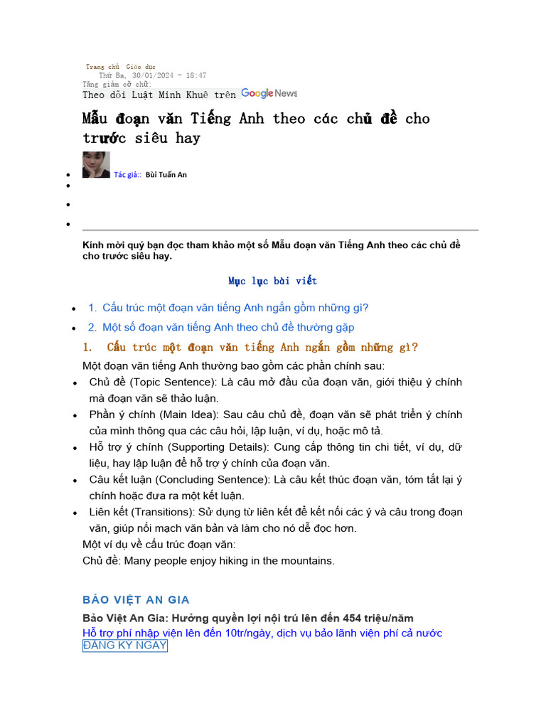 M U o N V N Ti NG Anh Theo Các CH Cho TR C Siêu Hay | PDF