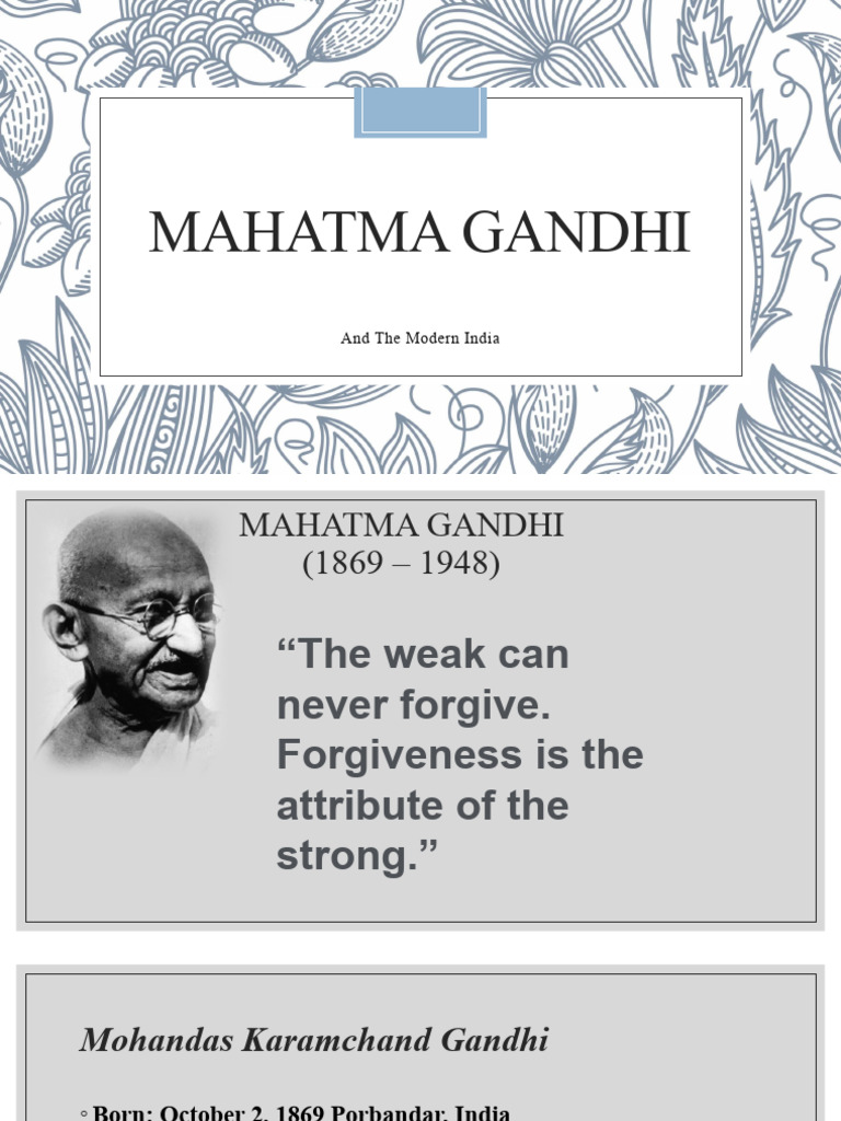 Mahatma Gandhi | PDF | Mahatma Gandhi | British Raj
