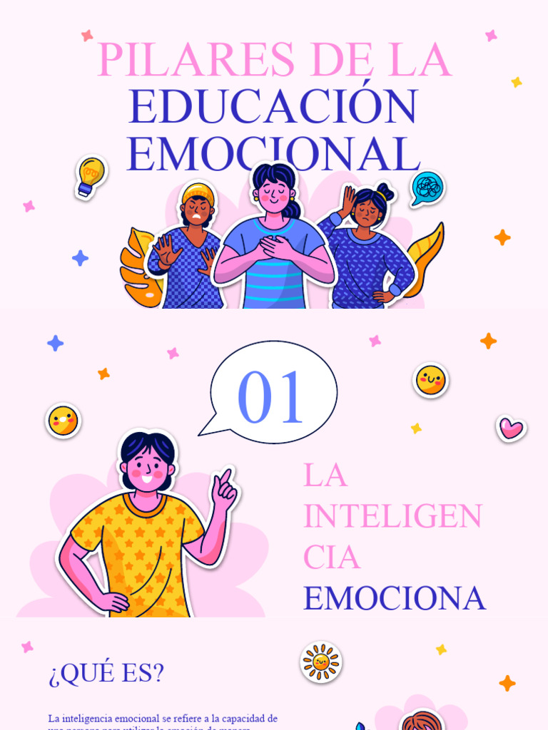 Educación Emocional: 5 Pilares Clave | PDF | Las emociones | Autoestima