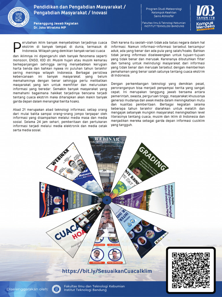 Poster Edukasi Perubahan Iklim Indonesia | PDF