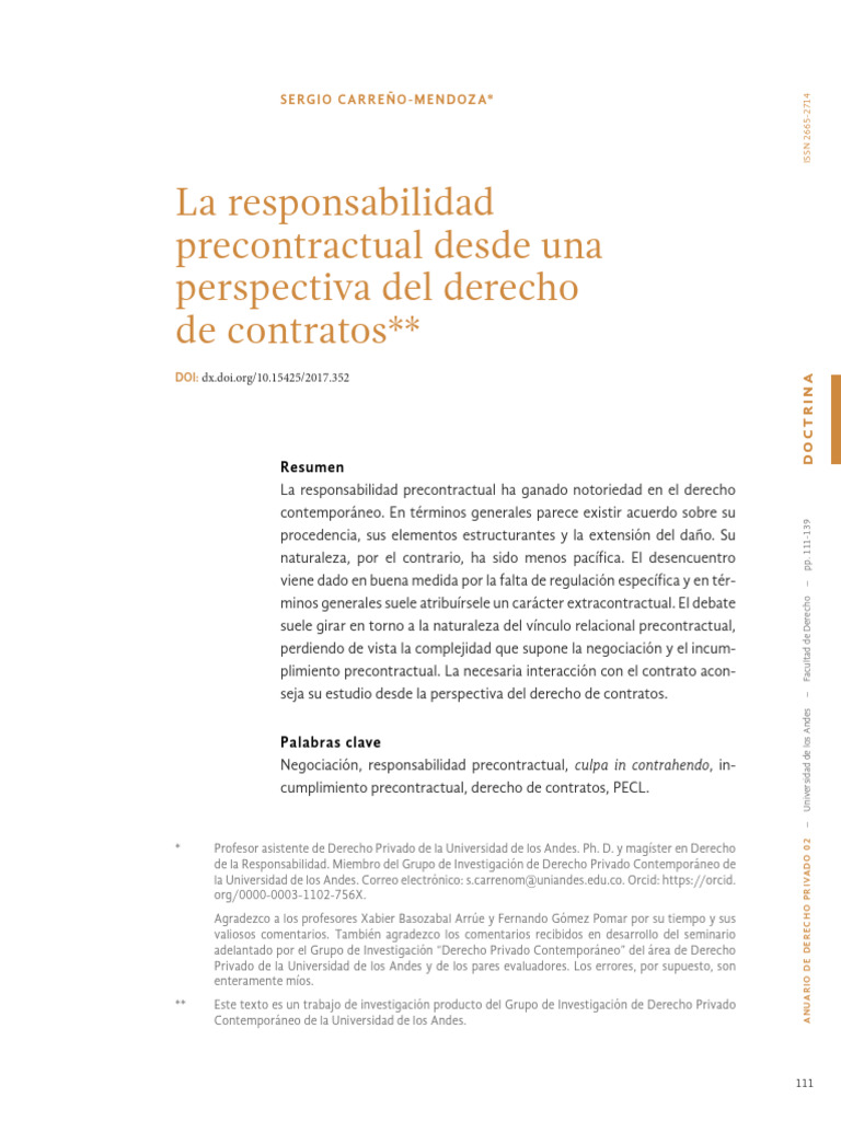 Carreño Rcontr | PDF | Daños y perjuicios | Caso de ley