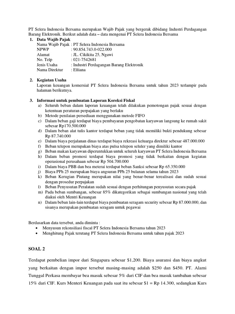 Lampiran KISI - KISI PAT GENAP | PDF