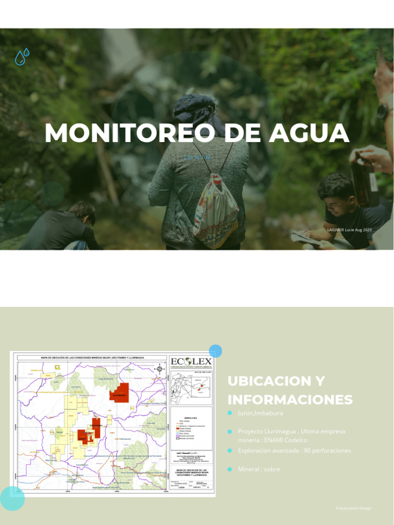 Junin Monitoreo de Agua | PDF | Agua | Ph